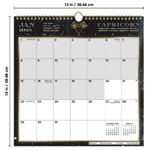 2023 Astrology Spiral Wall Calendar