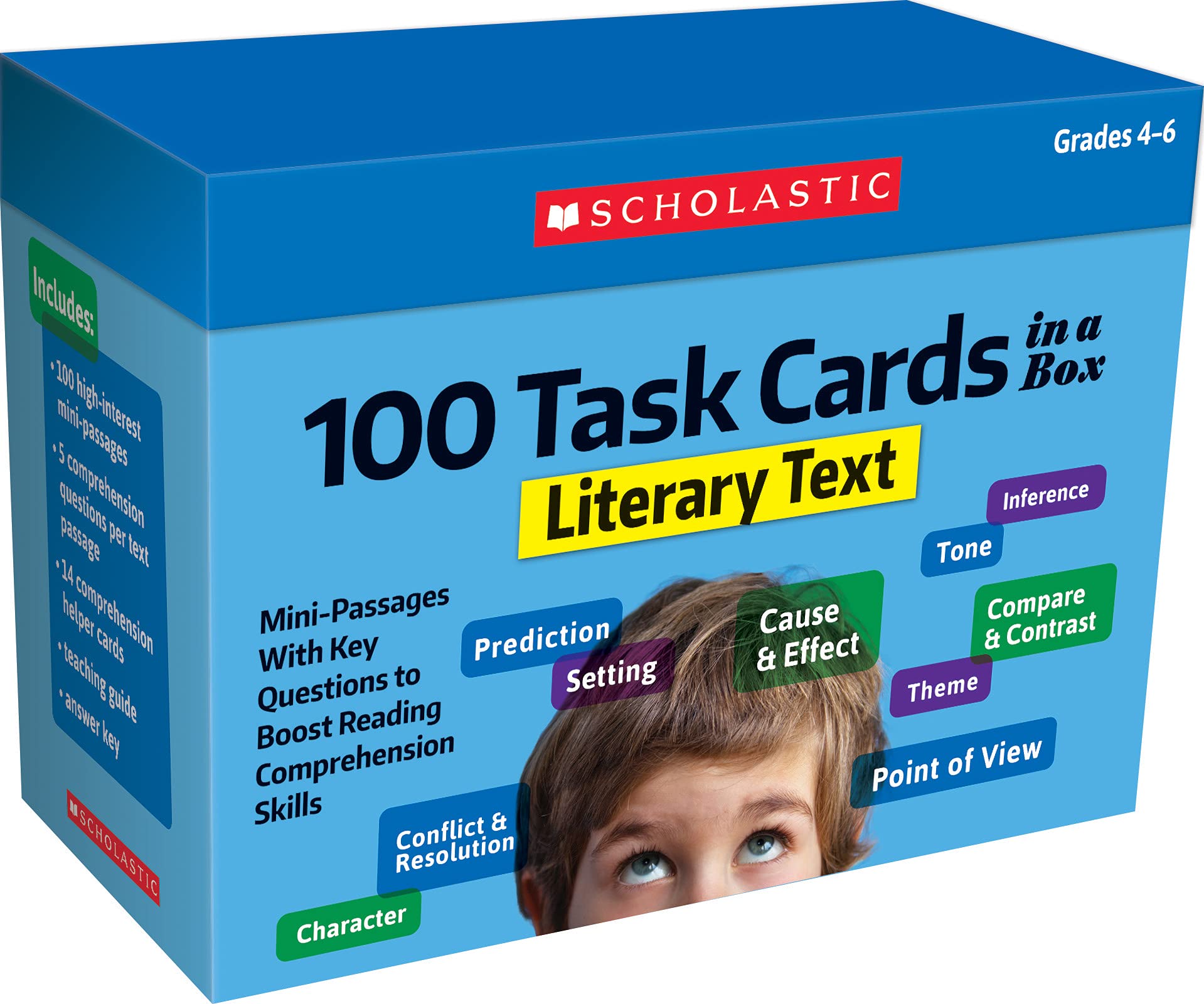 Scholastic 100 Task Cards in a Box: Literary Text