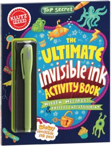 top secret: the ultimate invisible ink activity book (klutz activity book)