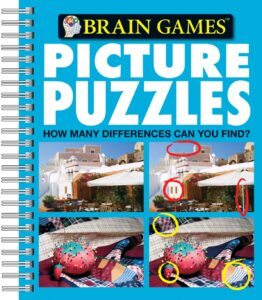 brain games - picture puzzles #4: how many differences can you find? (volume 4)