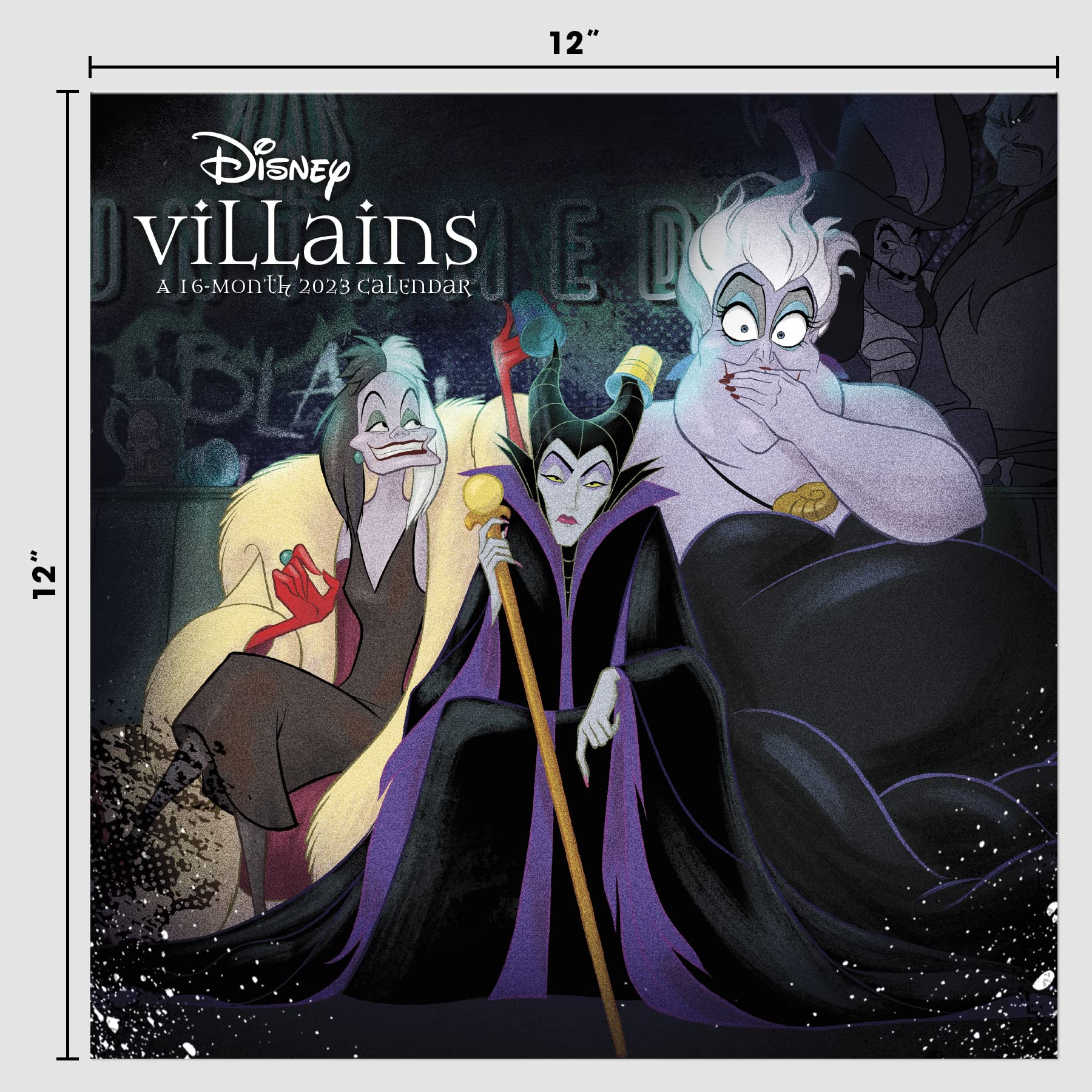 2023 Disney Villains Wall Calendar