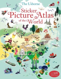 sticker picture atlas of the world