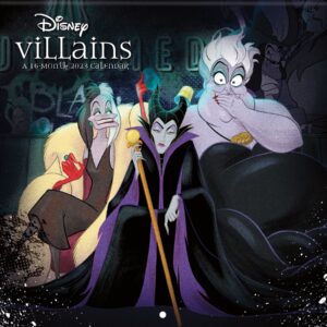 2023 disney villains wall calendar