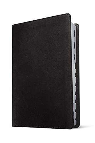 NLT Super Giant Print Bible, Filament Enabled (LeatherLike, Black, Indexed, Red Letter)