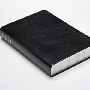 NLT Super Giant Print Bible, Filament Enabled (LeatherLike, Black, Indexed, Red Letter)