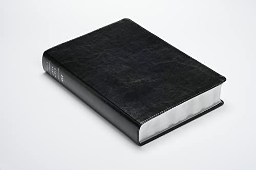 NLT Super Giant Print Bible, Filament Enabled (LeatherLike, Black, Indexed, Red Letter)