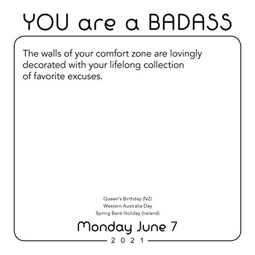 You Are a Badass 2021 Day-to-Day Calendar