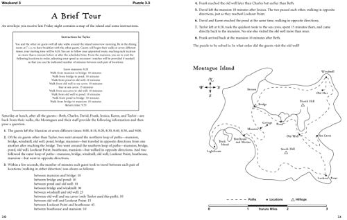 Montague Island Mysteries and Other Logic Puzzles (Volume 1)