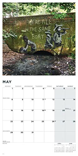 2023 Banksy, If Graffiti Changed Anything Wall Calendar