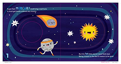 8 Little Planets: A Solar System Book for Kids with Unique Planet Cutouts