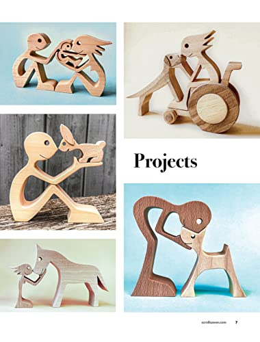 Making Wooden People & Pets with Personality: 24 Easy Projects for the Scroll Saw (Fox Chapel Publishing) Full-Size Patterns for Beginners and Intermediate Scrollers to Create Handmade Gifts in Wood