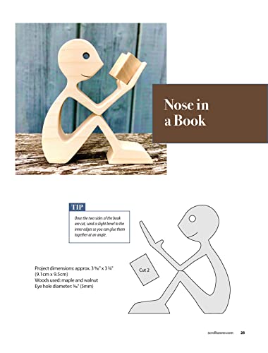 Making Wooden People & Pets with Personality: 24 Easy Projects for the Scroll Saw (Fox Chapel Publishing) Full-Size Patterns for Beginners and Intermediate Scrollers to Create Handmade Gifts in Wood