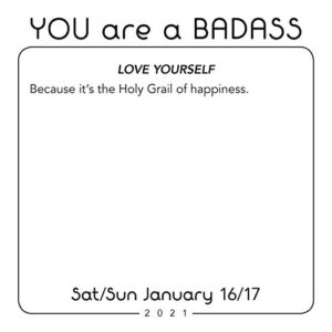 You Are a Badass 2021 Day-to-Day Calendar