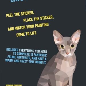 Paint by Sticker: Cats: Create 12 Stunning Images One Sticker at a Time!