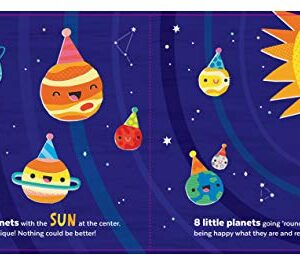 8 Little Planets: A Solar System Book for Kids with Unique Planet Cutouts