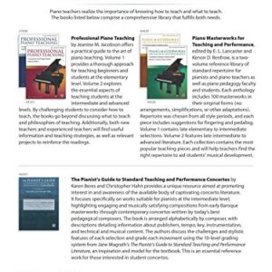 The Pianist's Guide to Standard Teaching and Performance Concertos: An Invaluable Resource of Keyboard Concertos from Baroque Through Contemporary Periods for Teachers, Students, and Performers