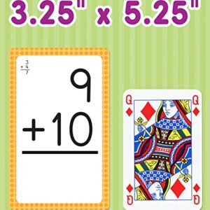 Carson Dellosa 4-Pack Math Flash Cards for Kids Ages 4-8, 211 Addition and Subtraction Flash Cards and Multiplication and Division Flash Cards for Kindergarten, 1st, 2nd, 3rd, 4th, 5th & 6th Grade