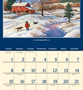 John Sloane's Country Seasons 2023 Deluxe Wall Calendar