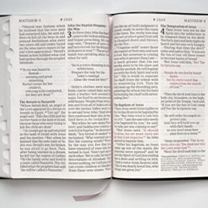 NLT Super Giant Print Bible, Filament Enabled (LeatherLike, Black, Indexed, Red Letter)