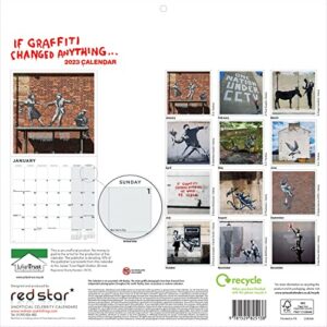 2023 Banksy, If Graffiti Changed Anything Wall Calendar