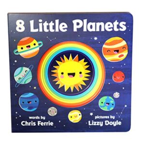 8 Little Planets: A Solar System Book for Kids with Unique Planet Cutouts