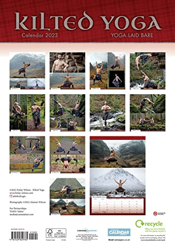 2023 Kilted Yoga Wall Calendar