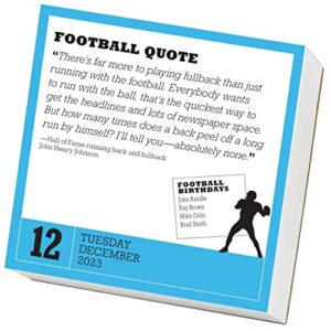 A Year of Football Trivia! Page-A-Day Calendar 2023: League Leader, Famous Firsts, Immortal Records & Dubious Distinctions