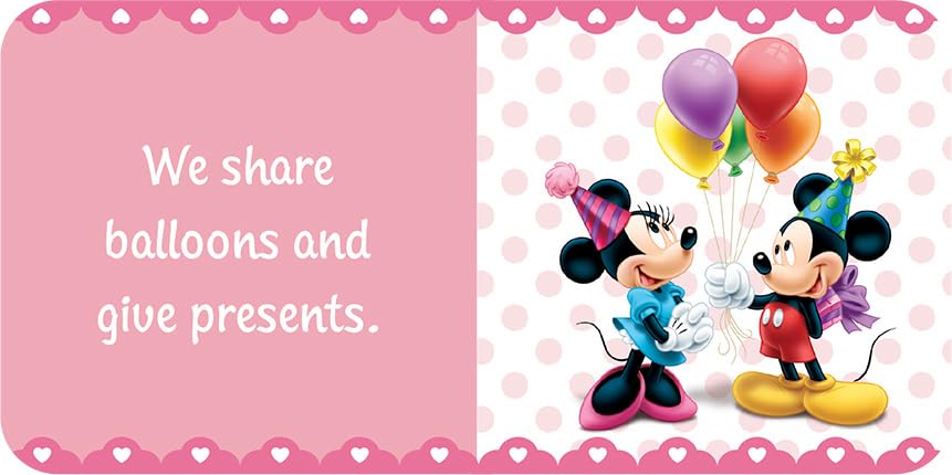 Disney Minnie Mouse - My First Library Board Book Block 12-Book Set - Great for Teaching First Words - PI Kids