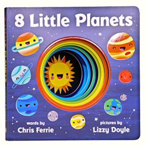 8 Little Planets: A Solar System Book for Kids with Unique Planet Cutouts