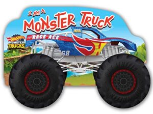 hot wheels: i am a monster truck: a board book with wheels