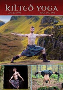 2023 kilted yoga wall calendar