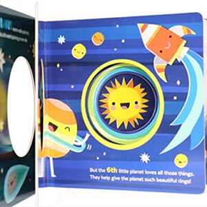 8 Little Planets: A Solar System Book for Kids with Unique Planet Cutouts