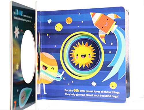 8 Little Planets: A Solar System Book for Kids with Unique Planet Cutouts