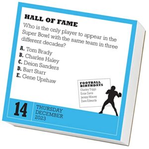 A Year of Football Trivia! Page-A-Day Calendar 2023: League Leader, Famous Firsts, Immortal Records & Dubious Distinctions