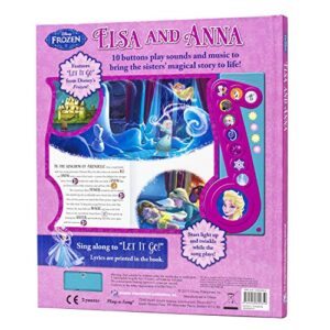 Disney Frozen - Elsa and Anna Sound Song Book with Let It Go - Play-a-Song - PI Kids