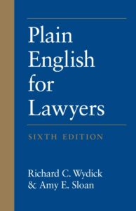 plain english for lawyers