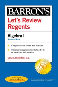 let's review regents: algebra i revised edition (barron's new york regents)