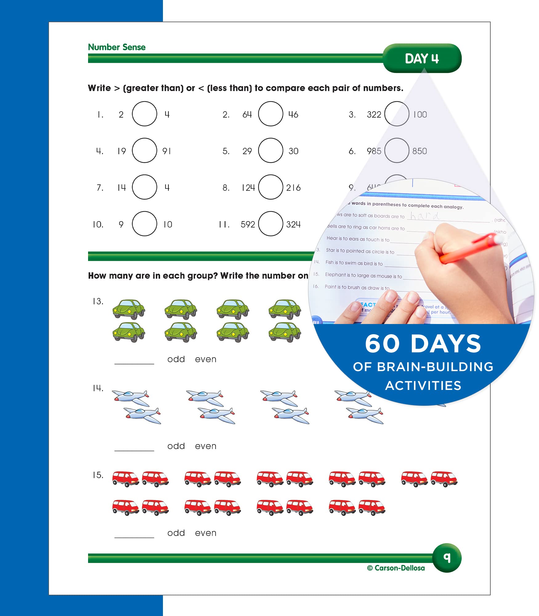 Summer Bridge Activities 2nd to 3rd Grade Workbook, Math, Reading Comprehension, Writing, Science, Social Studies, Fitness Summer Learning Activities, 3rd Grade Workbooks All Subjects With Flash Cards