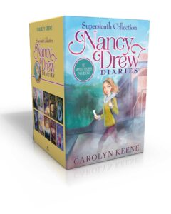 nancy drew diaries supersleuth collection (boxed set): curse of the arctic star; strangers on a train; mystery of the midnight rider; once upon a ... clue at black creek farm; a script for danger