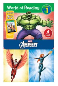 world of reading avengers boxed set: level 1