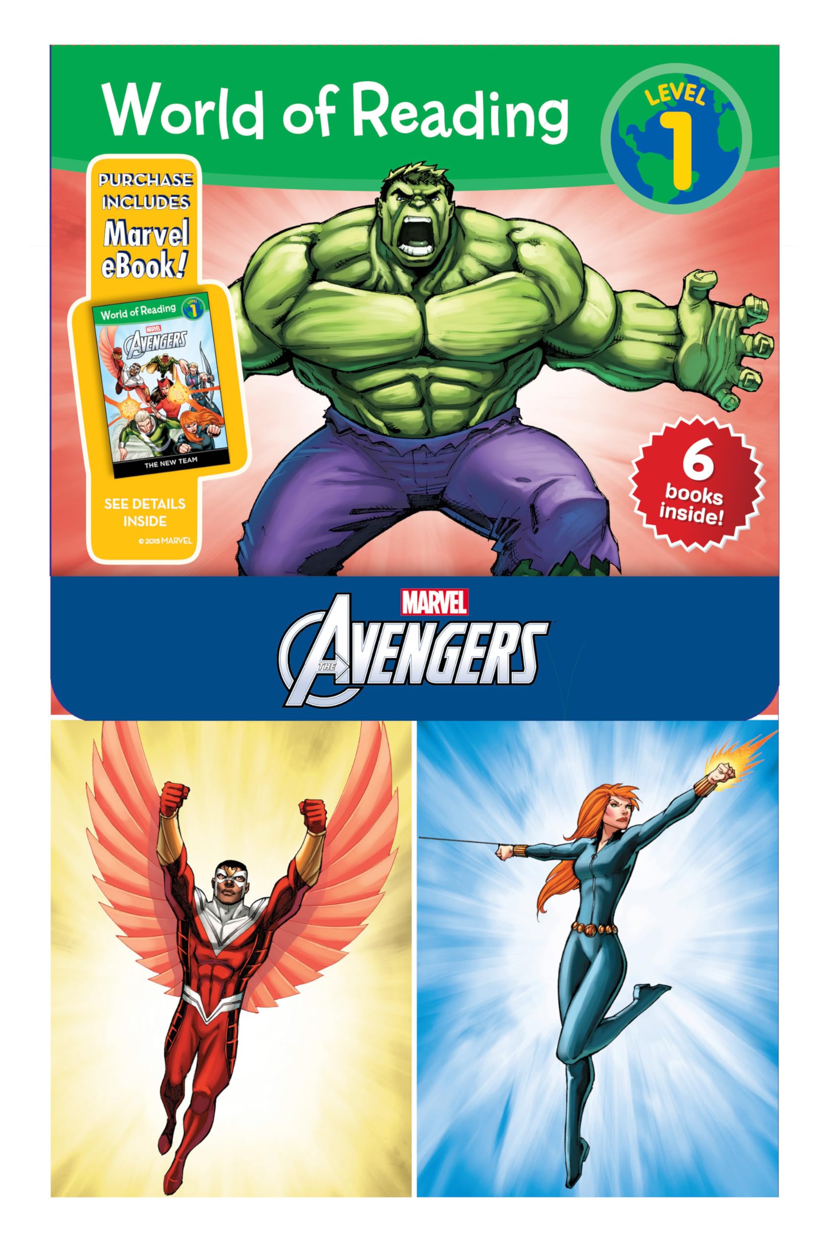 World of Reading Avengers Boxed Set: Level 1