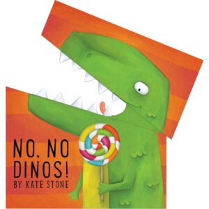 bendon piggy toes press no, no dinos! peek & counting book 38888