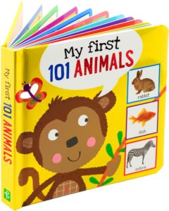 my first 101 animals padded board book