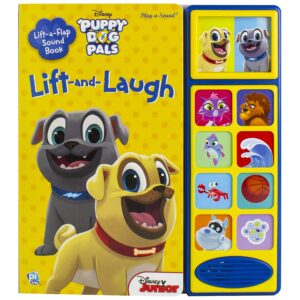 disney junior puppy dog pals with bingo and rolly - lift and laugh out loud sound book - pi kids (play-a-sound)