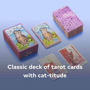 Cat Tarot: 78 Cards & Guidebook (-)