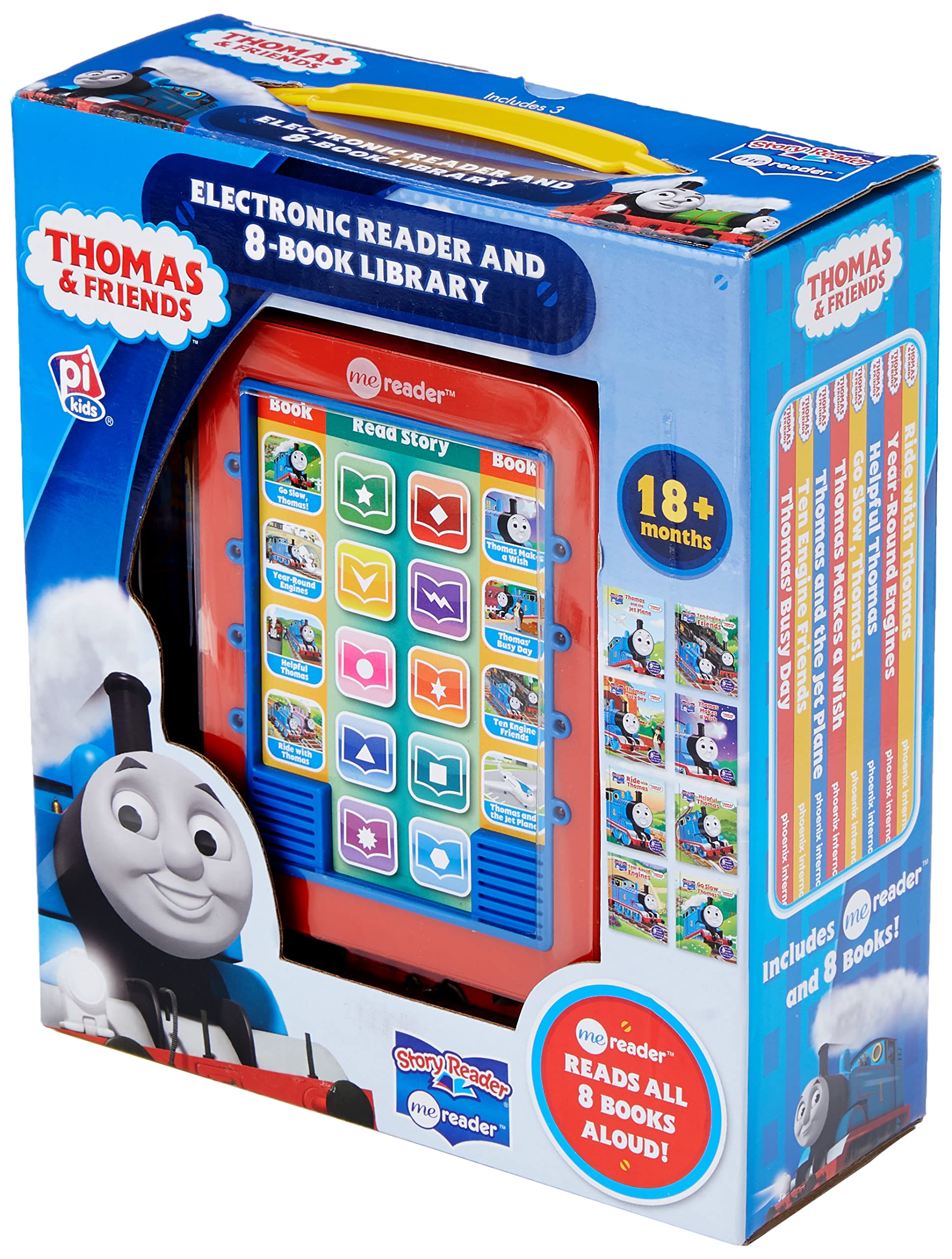 Thomas & Friends - Me Reader Electronic Reader and 8-Book Library - PI Kids (Story Reader Me Reader)