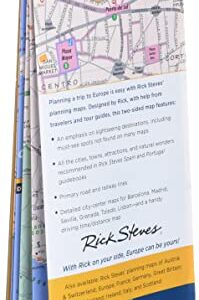 Rick Steves' Spain and Portugal Map: Including Barcelona, Madrid and Lisbon