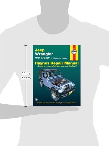 Cengage Learning Jeep Wrangler 1987 - 2011 Repair Manual