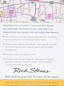 Rick Steves' Spain and Portugal Map: Including Barcelona, Madrid and Lisbon