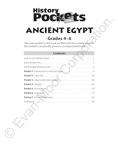 History Pockets: Ancient Egypt - Grades 4-6+